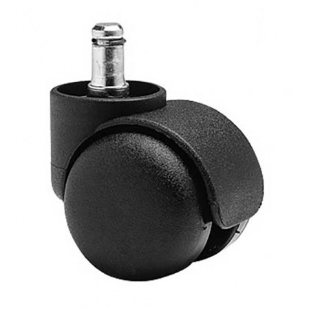 Hard castors for office chair. Pack 5 un.